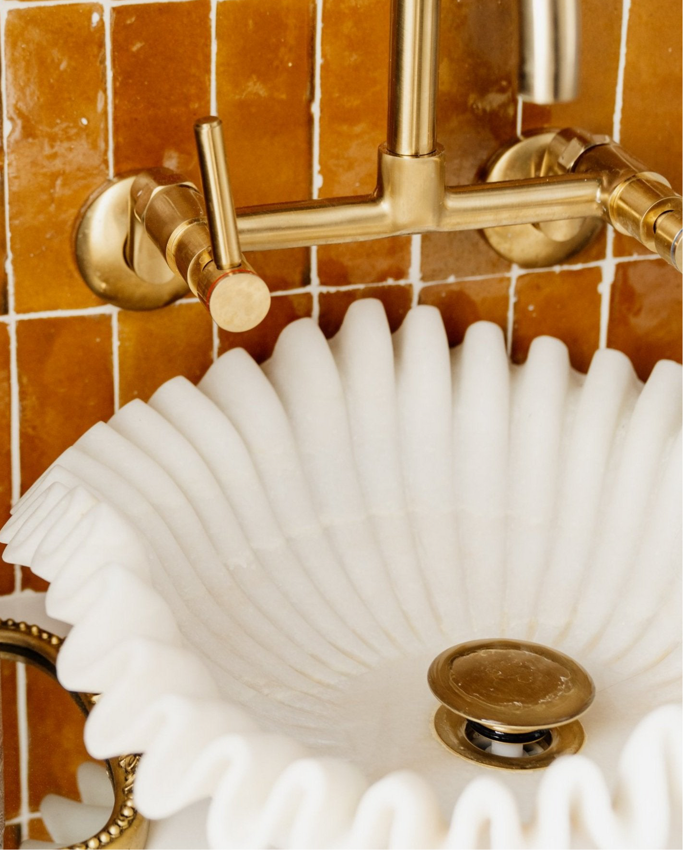 Ripple Marble Sink – Handcrafted White Marble Sink | Chisel – Chisel Home